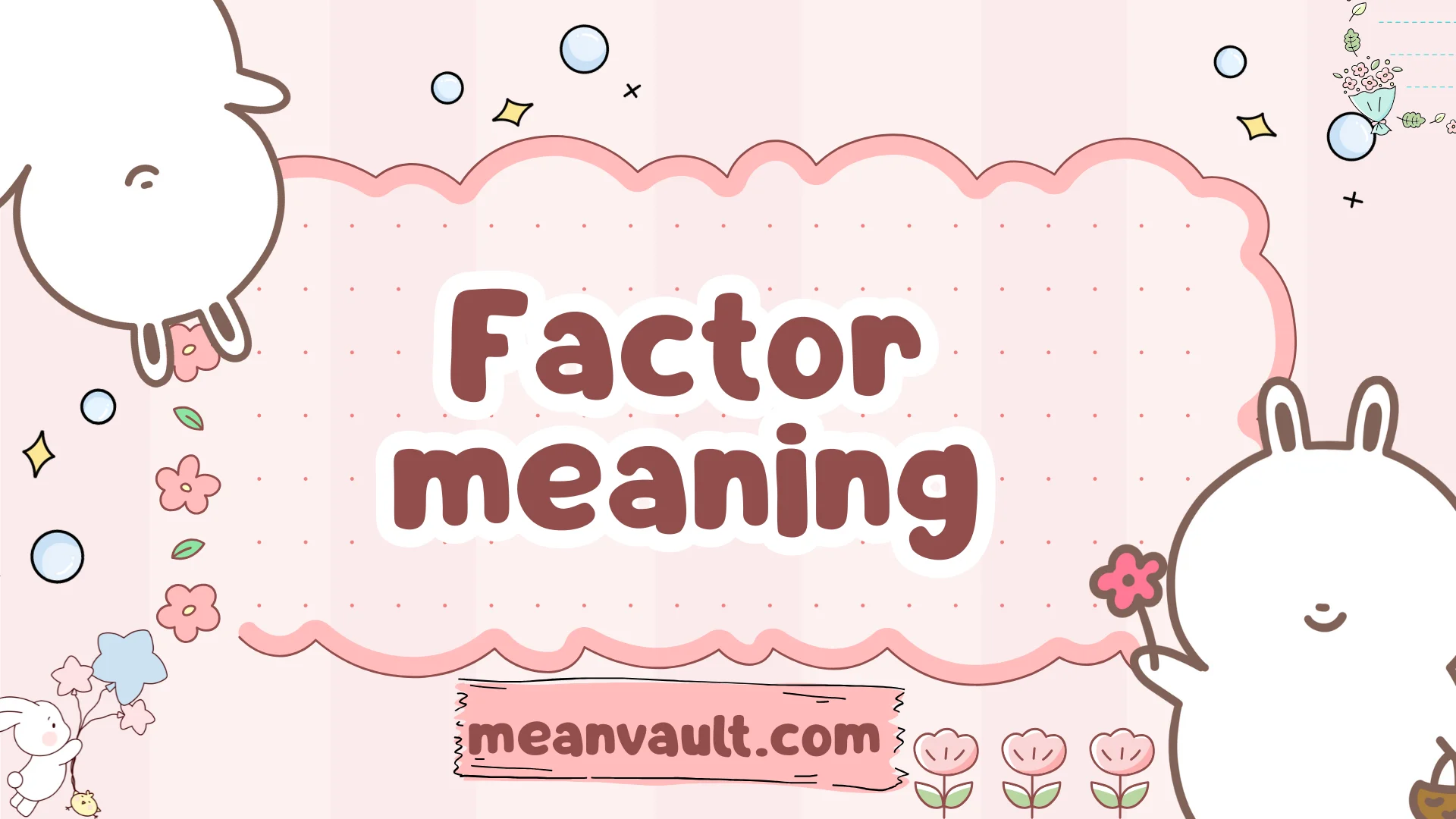 Factor Meaning: Understanding the Elements That Shape Outcomes ...